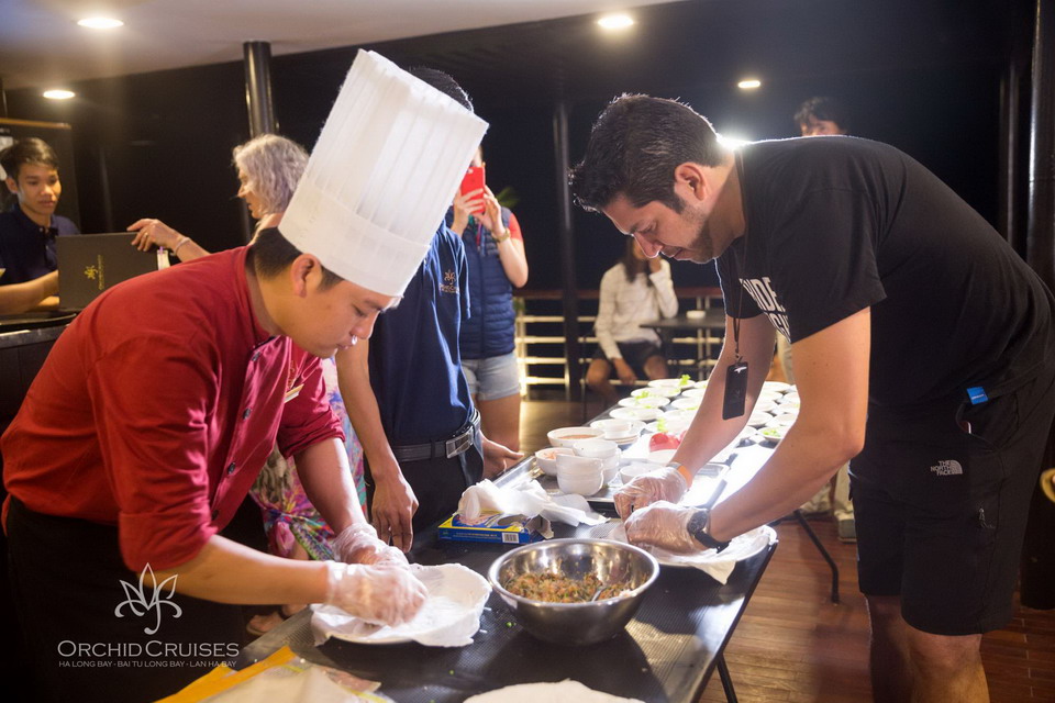 Video about Cooking Class on Cruise in Lan Ha Bay