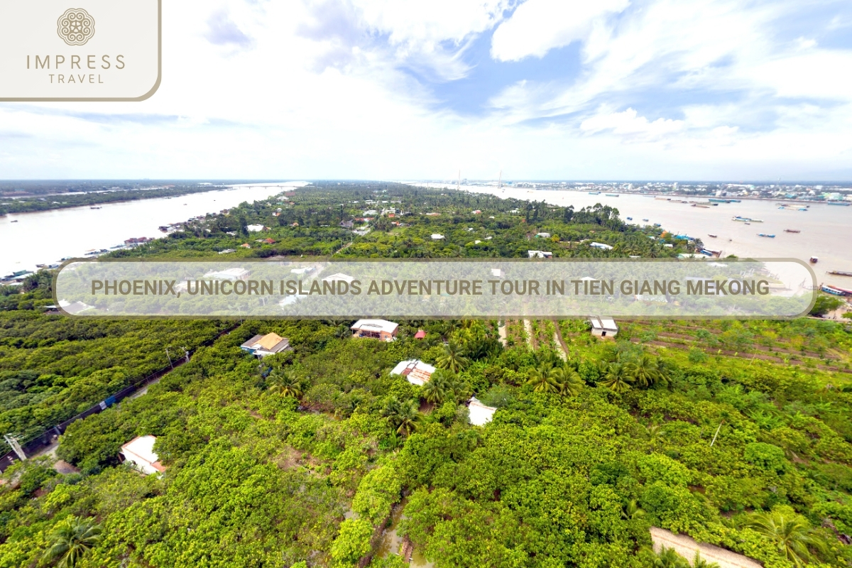 Tien Giang Mekong tours visit Phoenix, Unicorn Islands