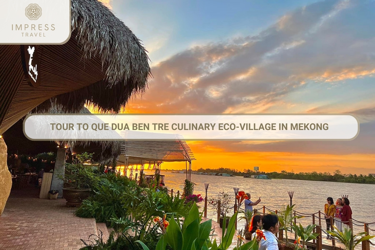 Tour to Que Dua Ben Tre Culinary Eco-Village in Mekong