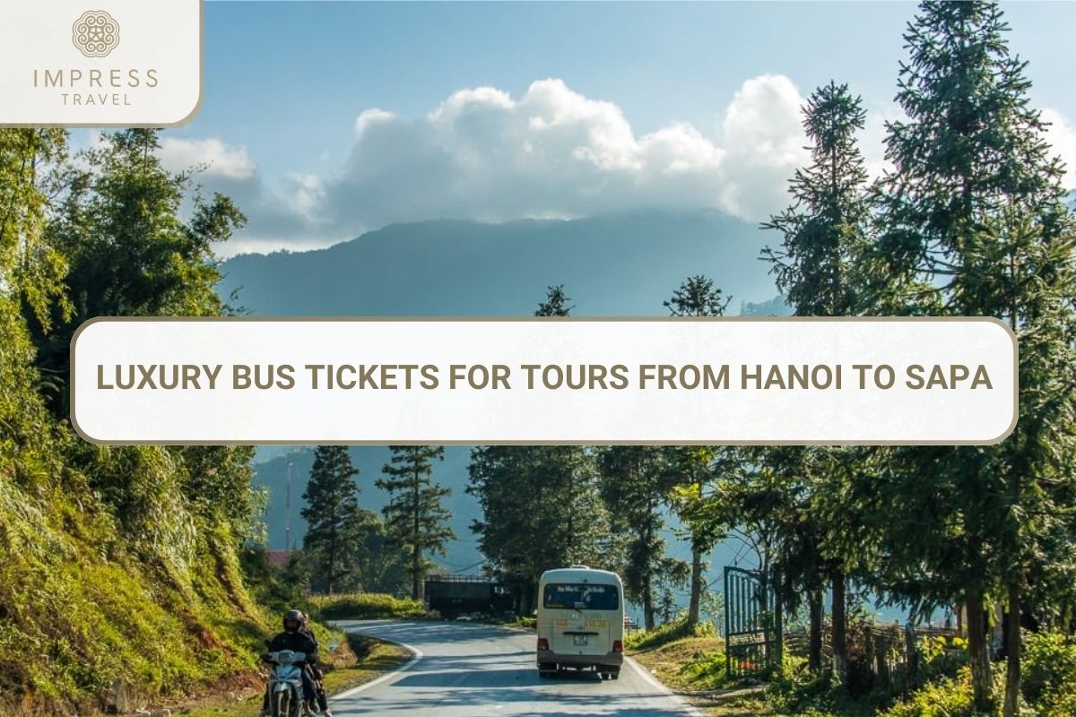 Luxury bus tickets for Sapa tours from Hanoi