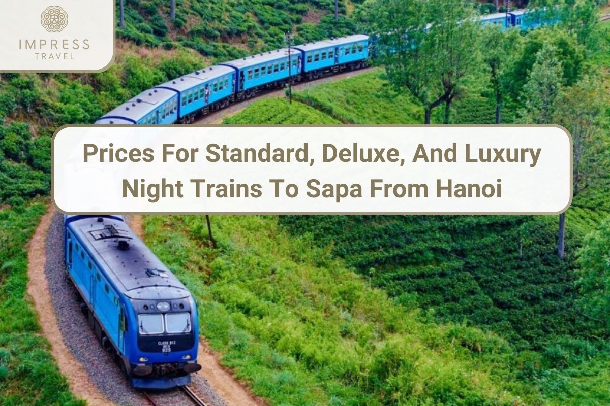 Night Trains Sapa tours provide Standard, Deluxe, Luxury