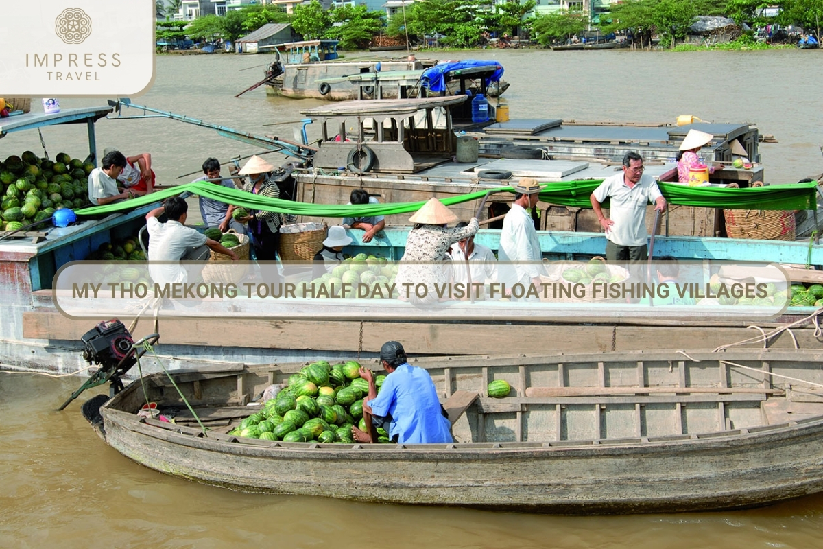 My Tho Mekong Tours visit floating fishing villages( half day)