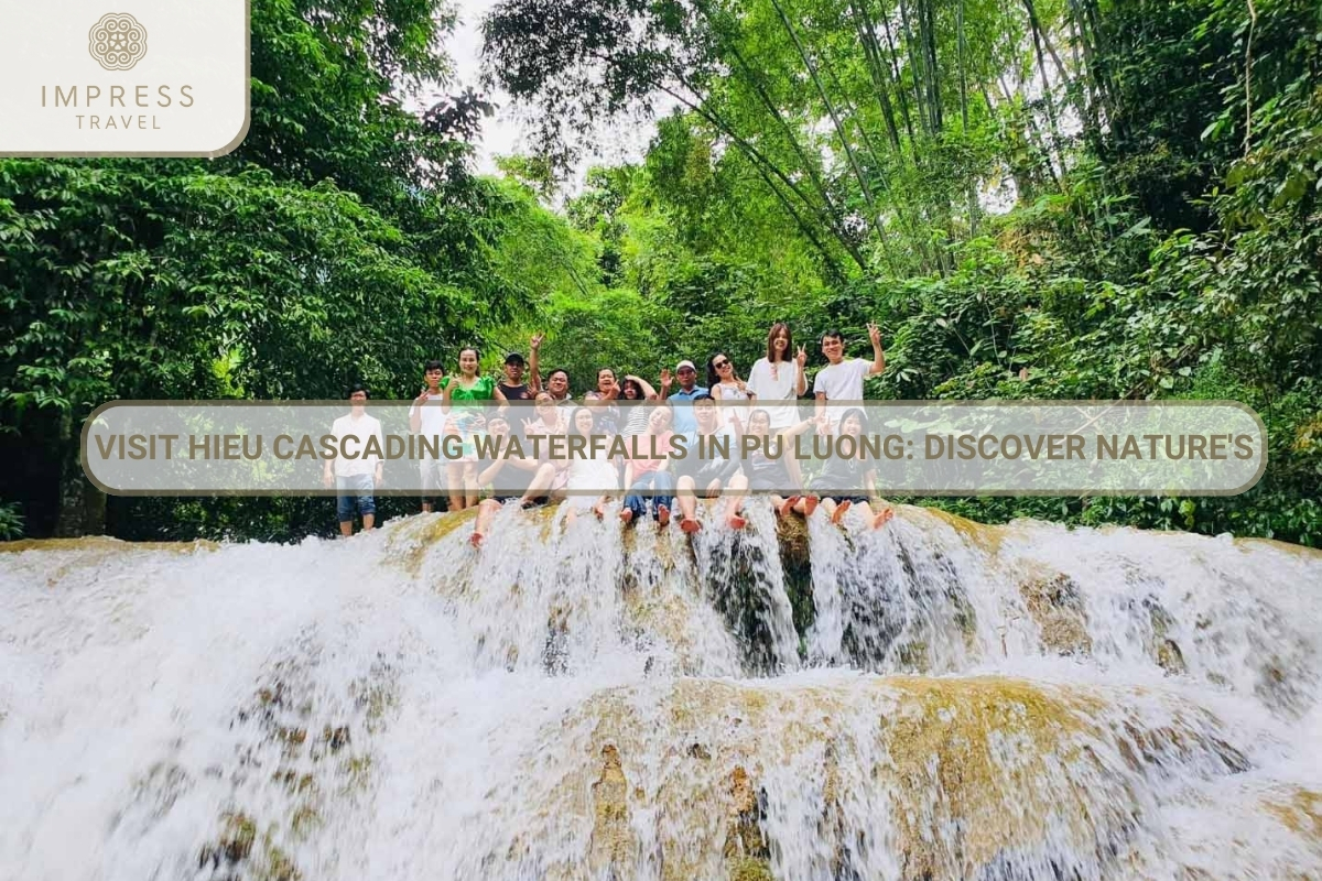 Natural Pu Luong tours visit Hieu Cascading Waterfalls