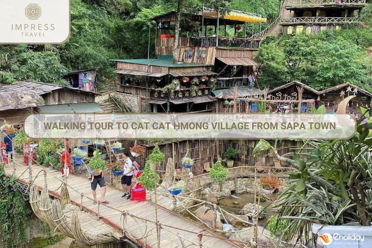 Walking Sapa tours visit Cat Cat Hmong Village