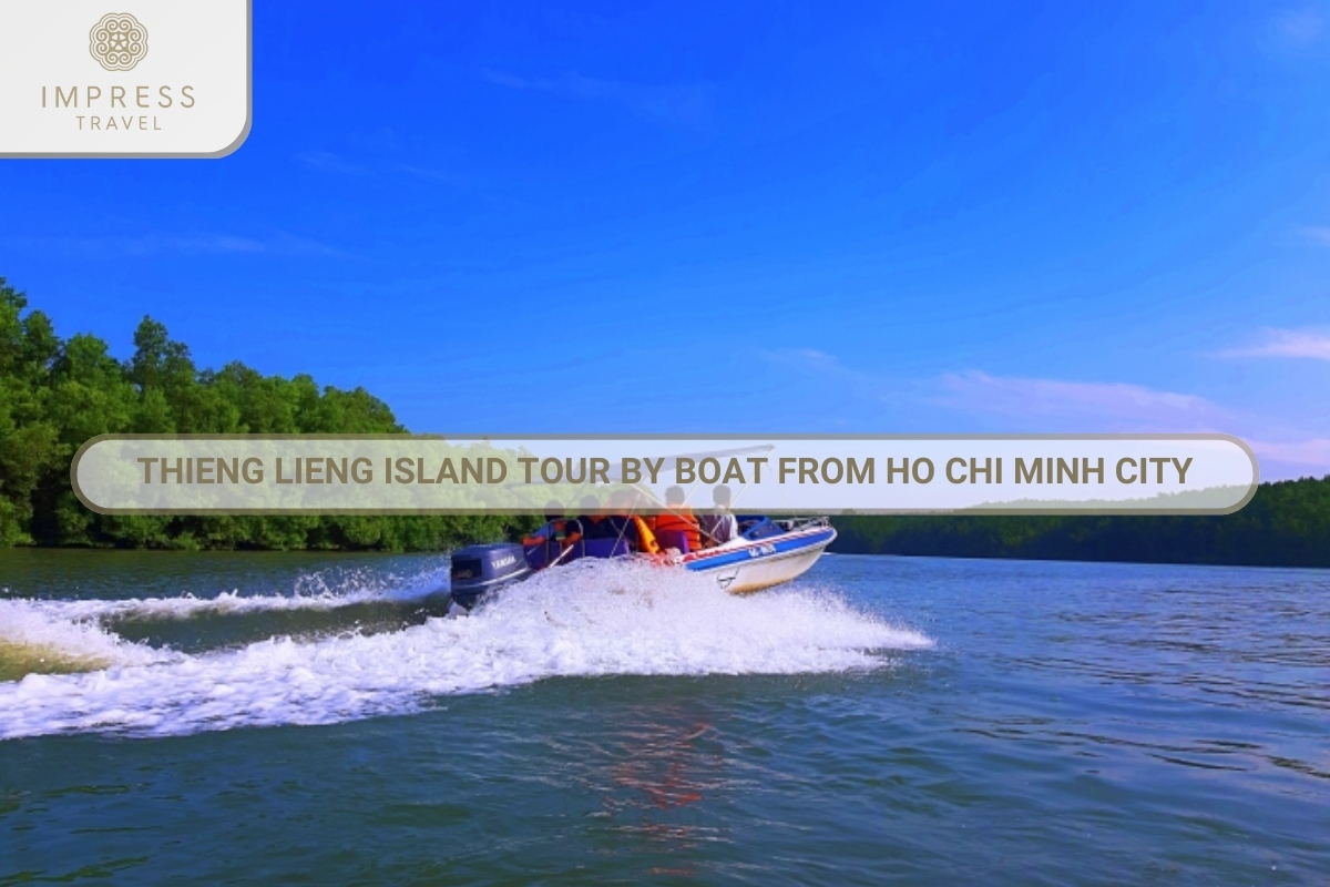 Boat Ho Chi Minh City Tours visit Thieng Lieng Island