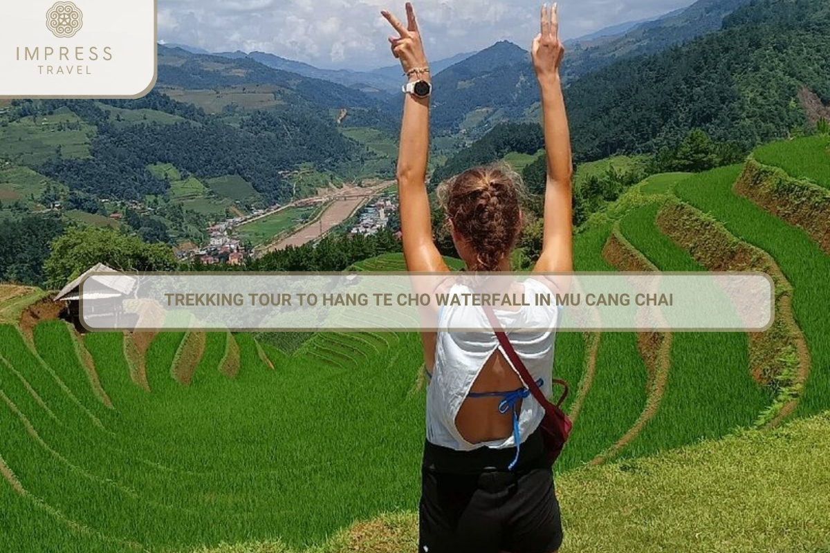 Mu Cang Chai Tours trek to Hang Te Cho Waterfall