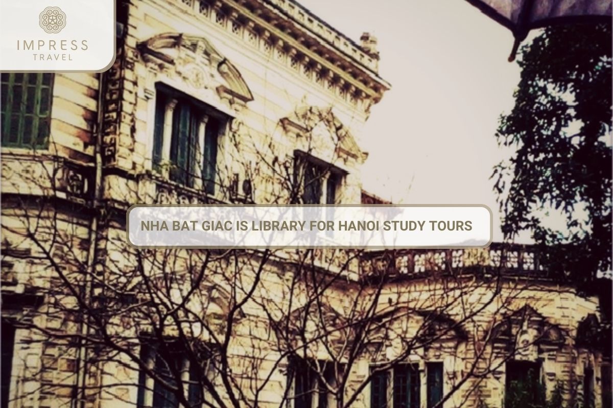 Hanoi Study Tours study at Nha Bat Giac Is Library