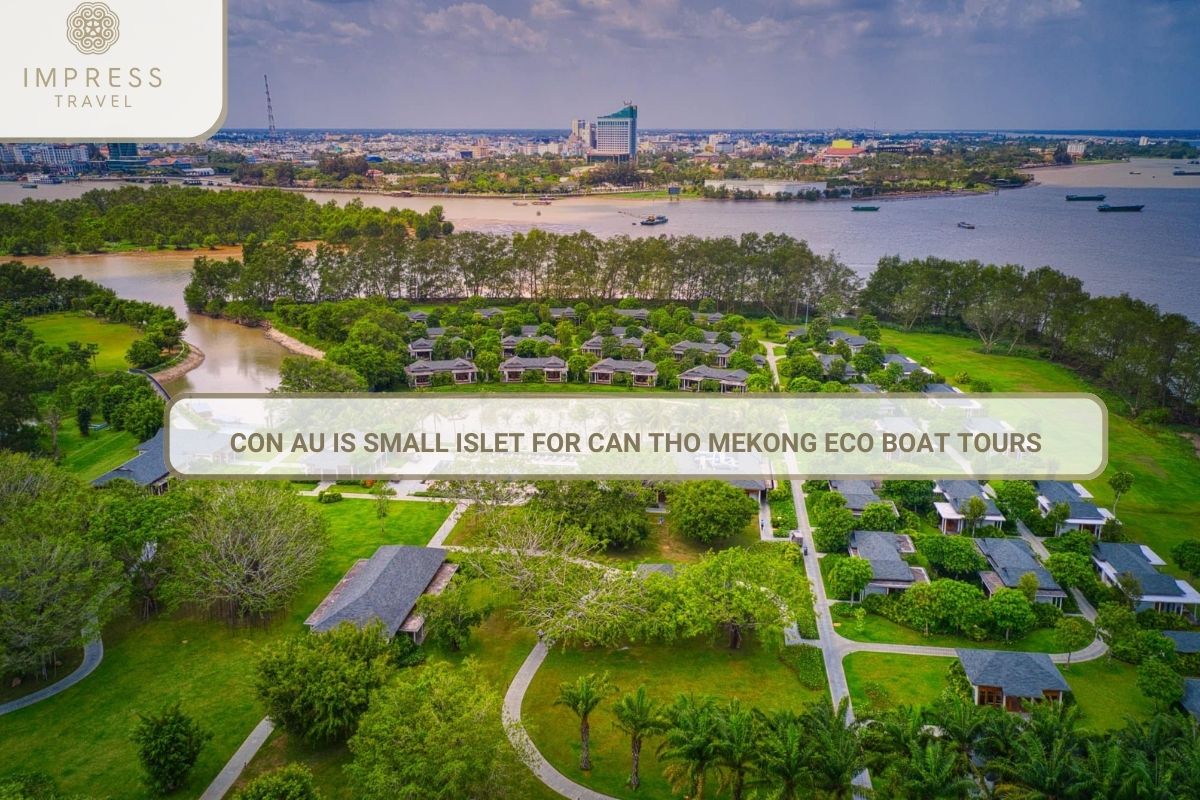 Con Au Is Small Islet For Can Tho Mekong Eco Boat Tours