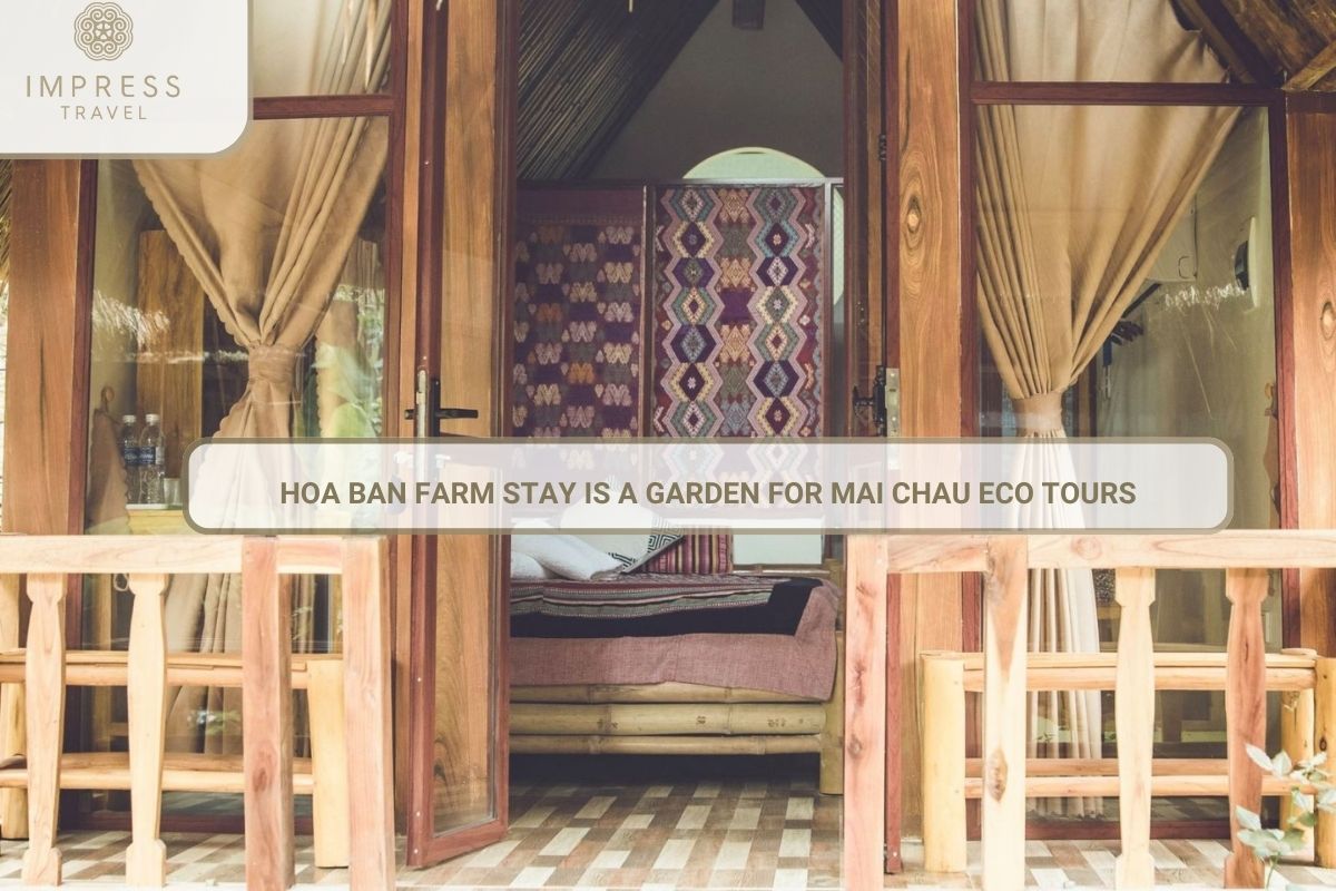 Hoa Ban Farm Stay is a garden for Mai Chau Eco Tours