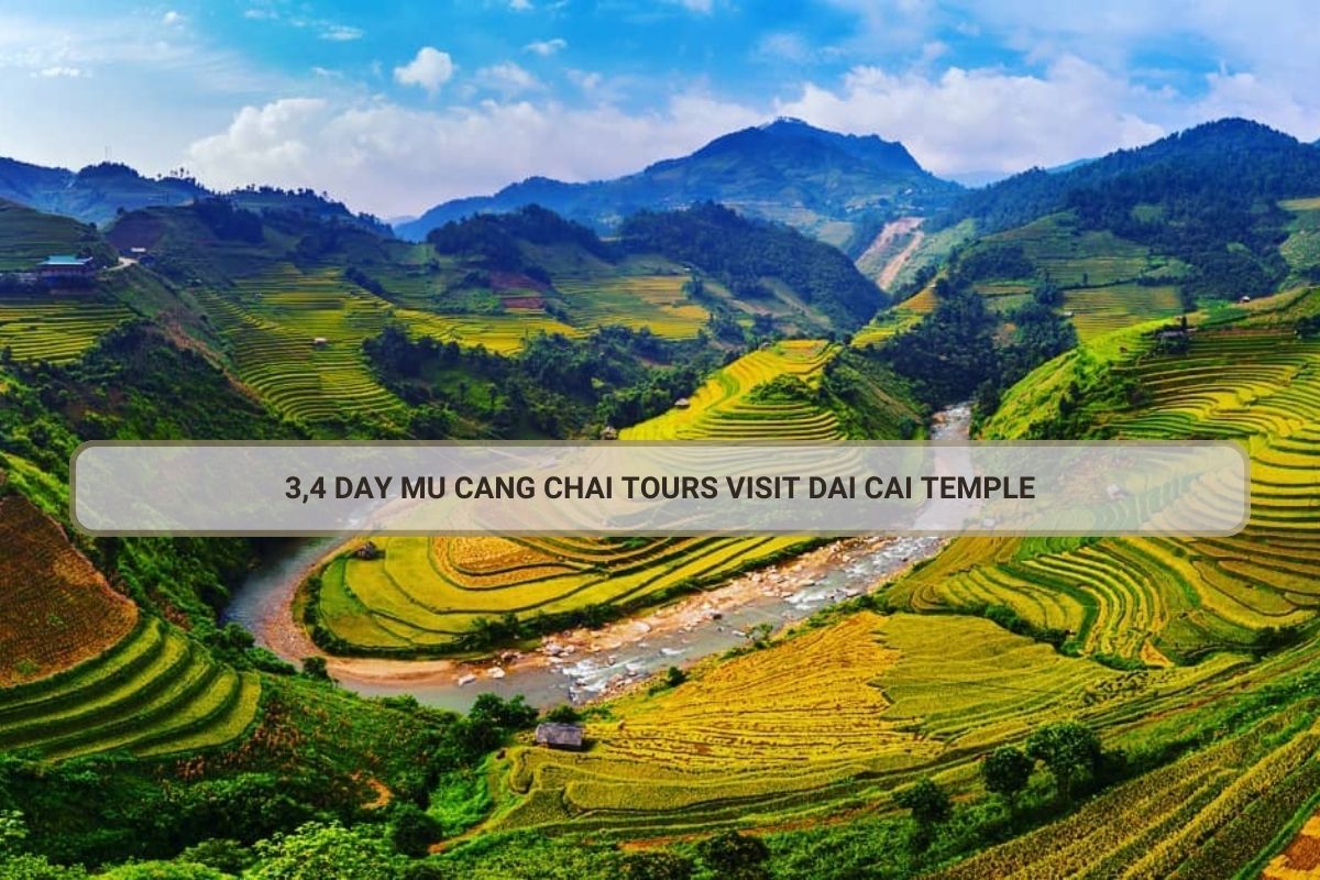3,4 Day Mu Cang Chai Tours Visit Dai Cai Temple