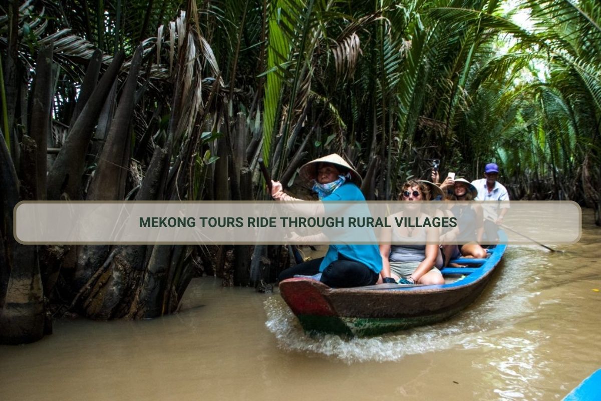 Mekong tours ride through rural villages