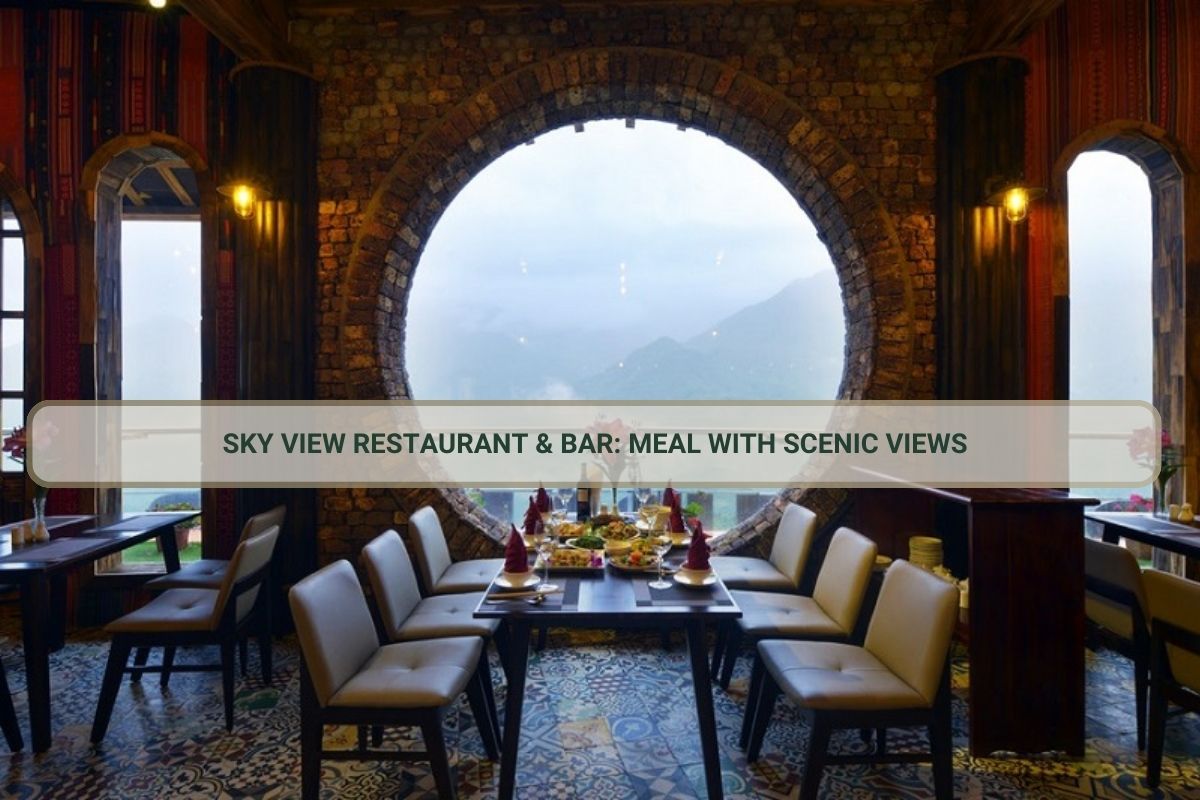 Sky View Restaurant & Bar: Meal with Scenic Views